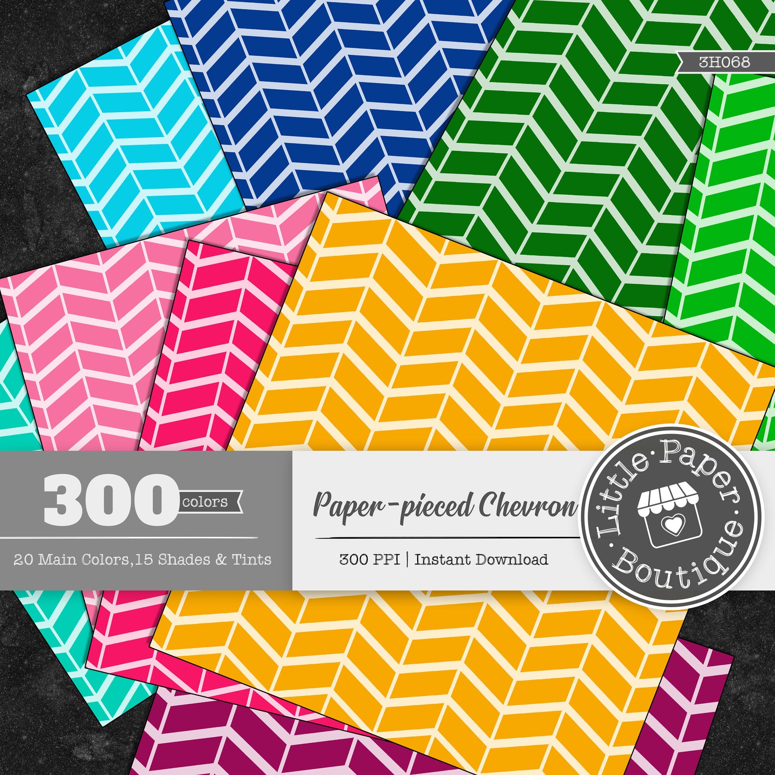Chevron Digital Paper Pastel Chevron Digital Papers.Chevron | Etsy