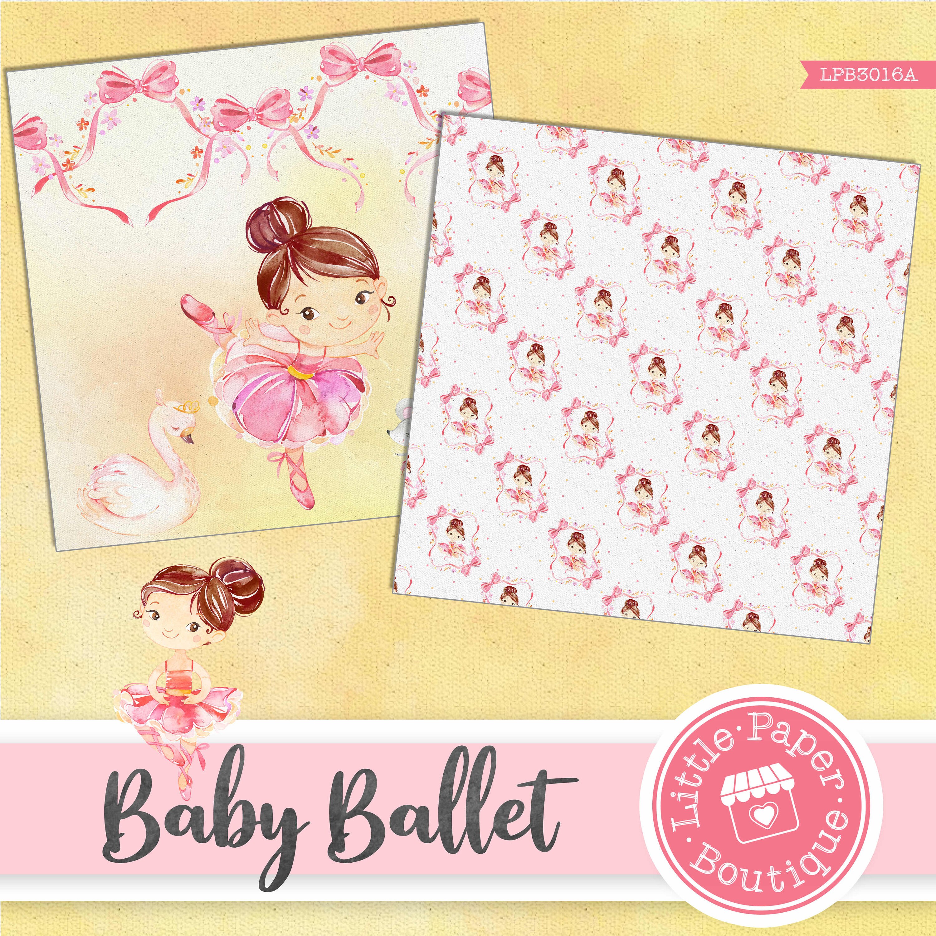 Ballerina Tutu Paper Digital Ballerina Paper Ballerina - Etsy