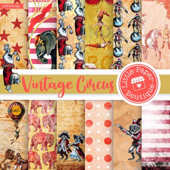 Free Vintage Circus Printables