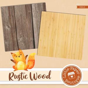 Wood Textures Digital Paper Pack,natural Rustic Wood Digital Paper ...