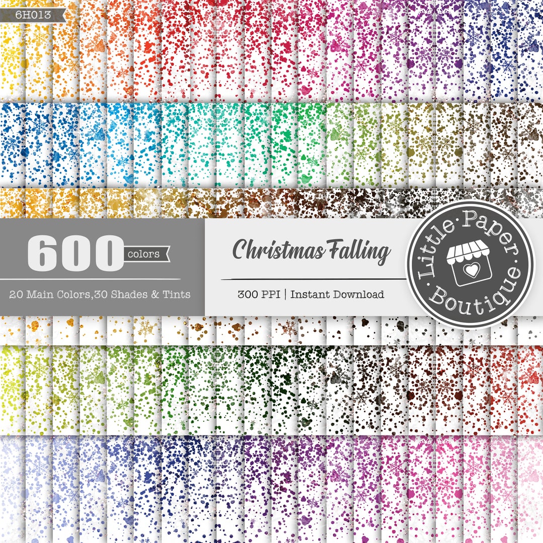 600pcs Glitter TRANSPARENT Background Digital Paper Pack Commercial Use ...