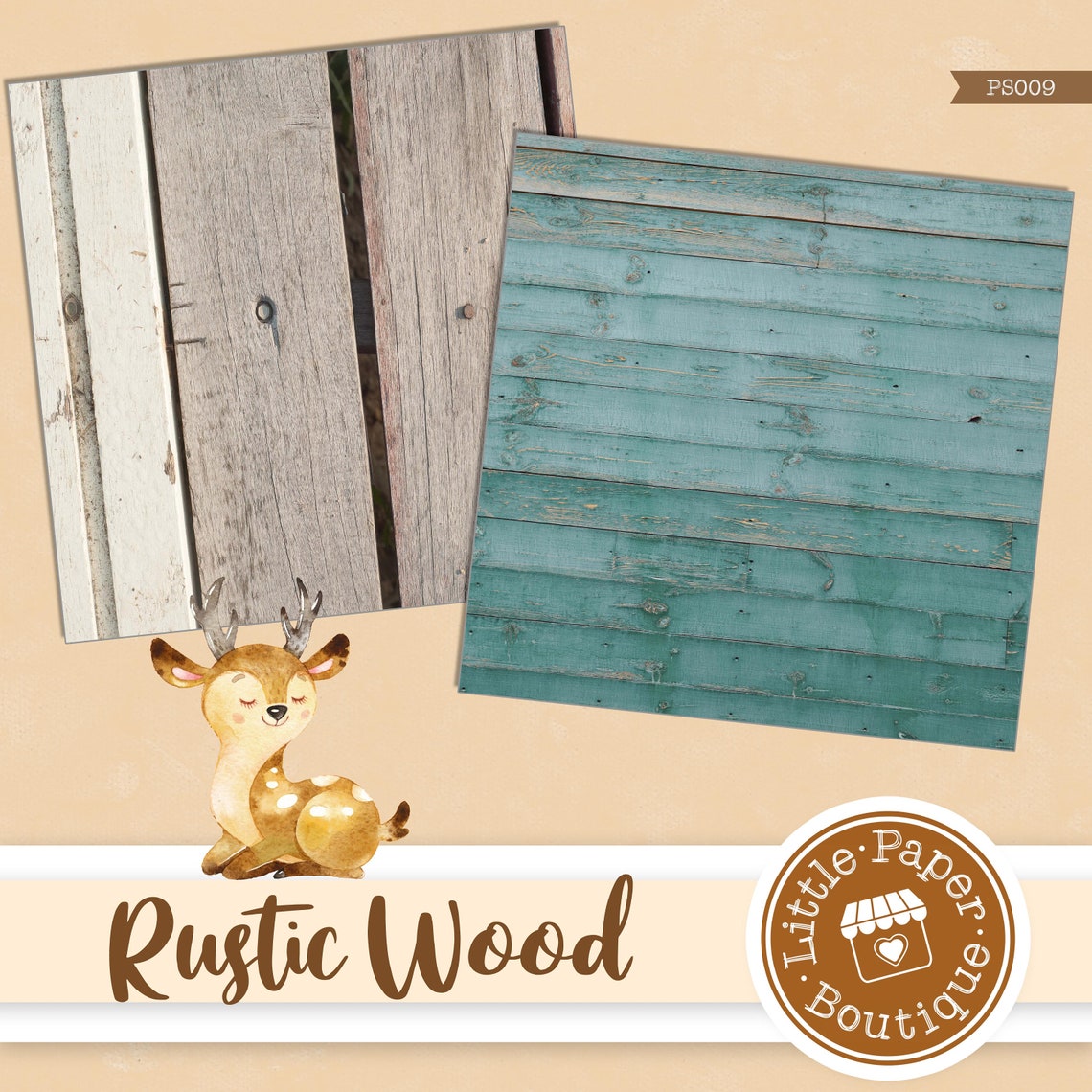 Weathered Wood Digital Paper Printable Papers Rustic | Etsy