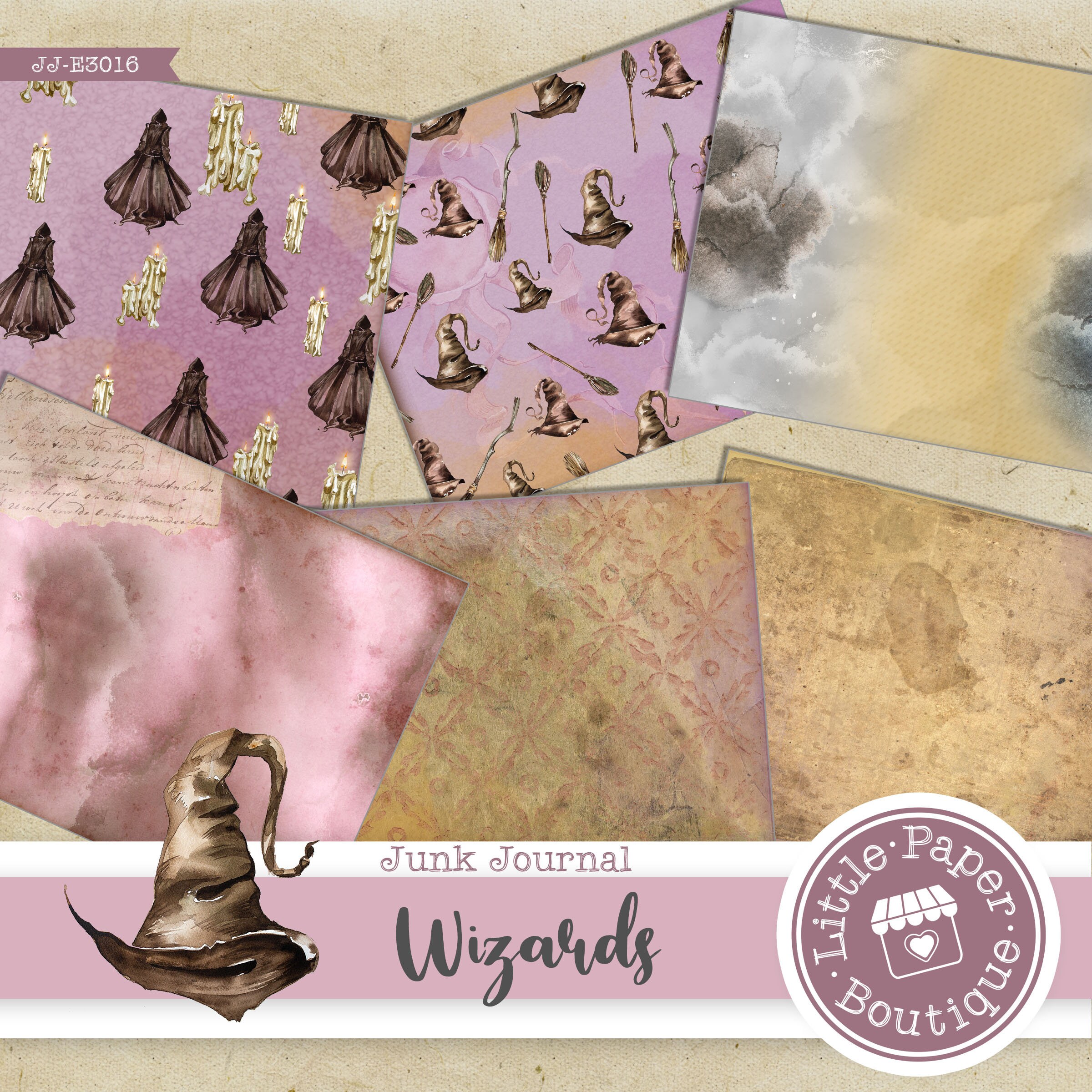 The Wizarding World Magical Junk Journal Kit FULL KIT With - Etsy