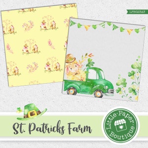 St Patricks Day Owl, Watercolor Leprechaun Owl, Watercolor Owl Paper ...