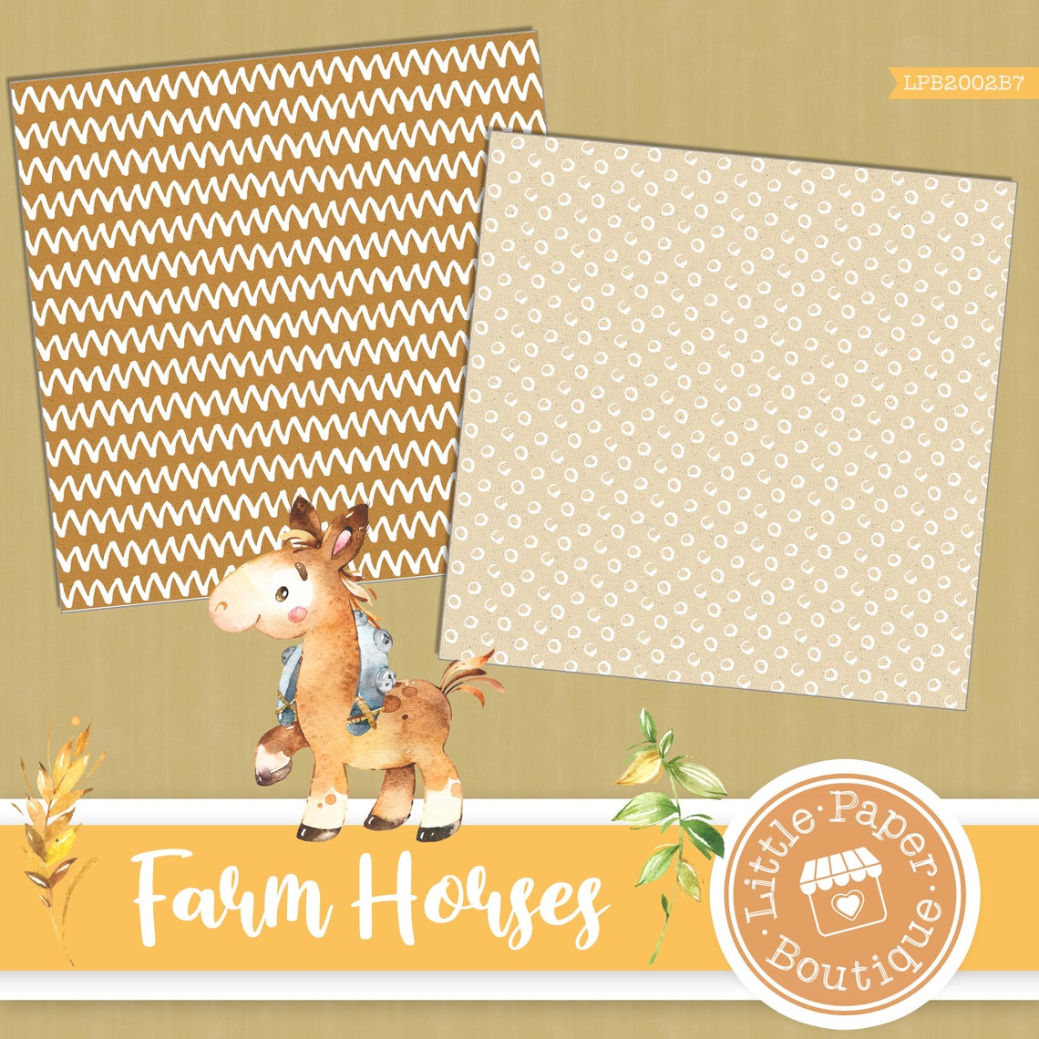 Farm Digital Paper Farm Animal Digital Paper Animal Digital - Etsy