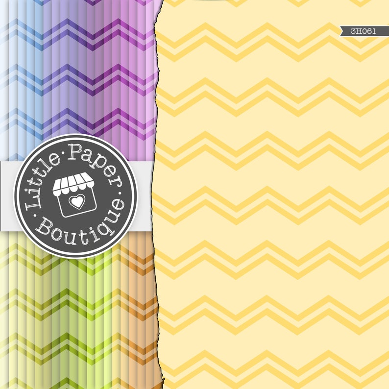 300 Chevron Digital Paper Rainbow Chevron Backgrounds Zig - Etsy