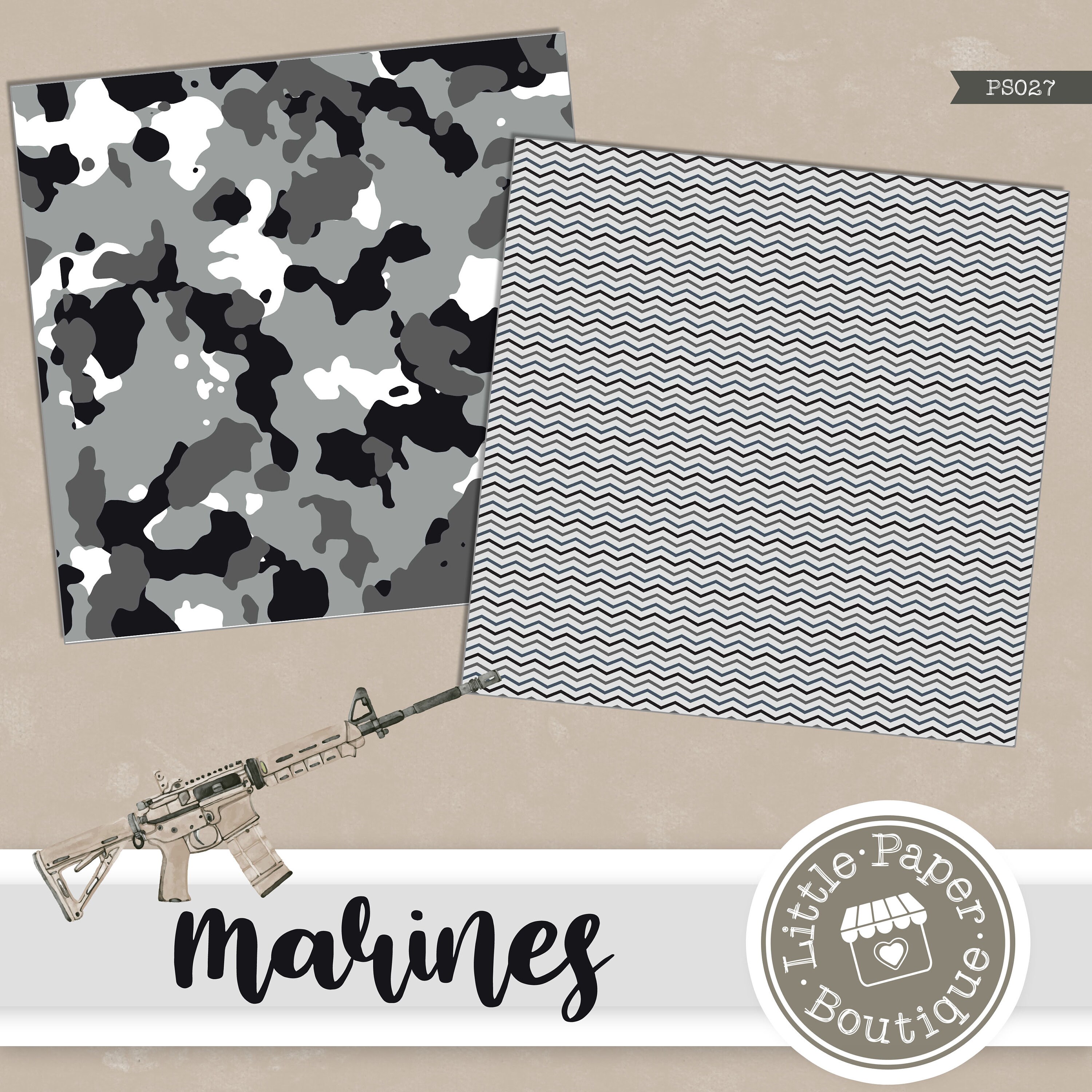 Military Paper,military Scrapbook,camo Paper,digital Scrapbook ...