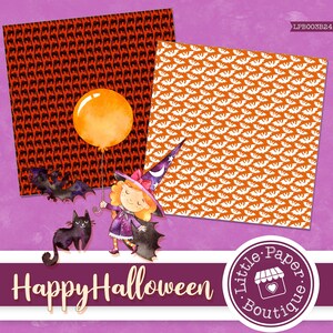 Halloween Background,bat Digital Paper,skull Digital Paper,gothic ...