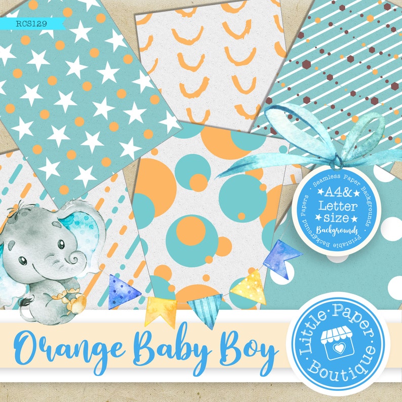 Seamless Teal Blue and Gray Digital Paper, Patterns, Scrapbook Papers ...