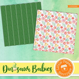 Dinosaur Digital Paper, Jurassic Scrapbook Papers, Dinosaurs Wallpaper ...