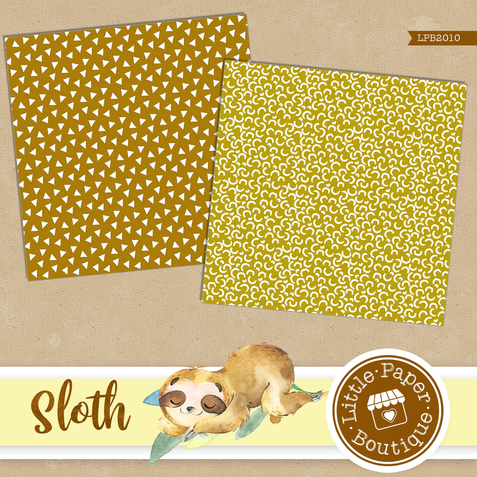 Sloths Digital Papers Cute Sloths Sloths Pattern Summer - Etsy