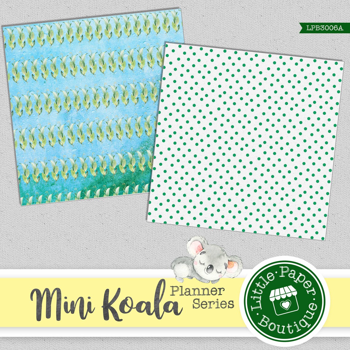 Koala Digital Paper Koala Patterns Design Your Own Birthday - Etsy