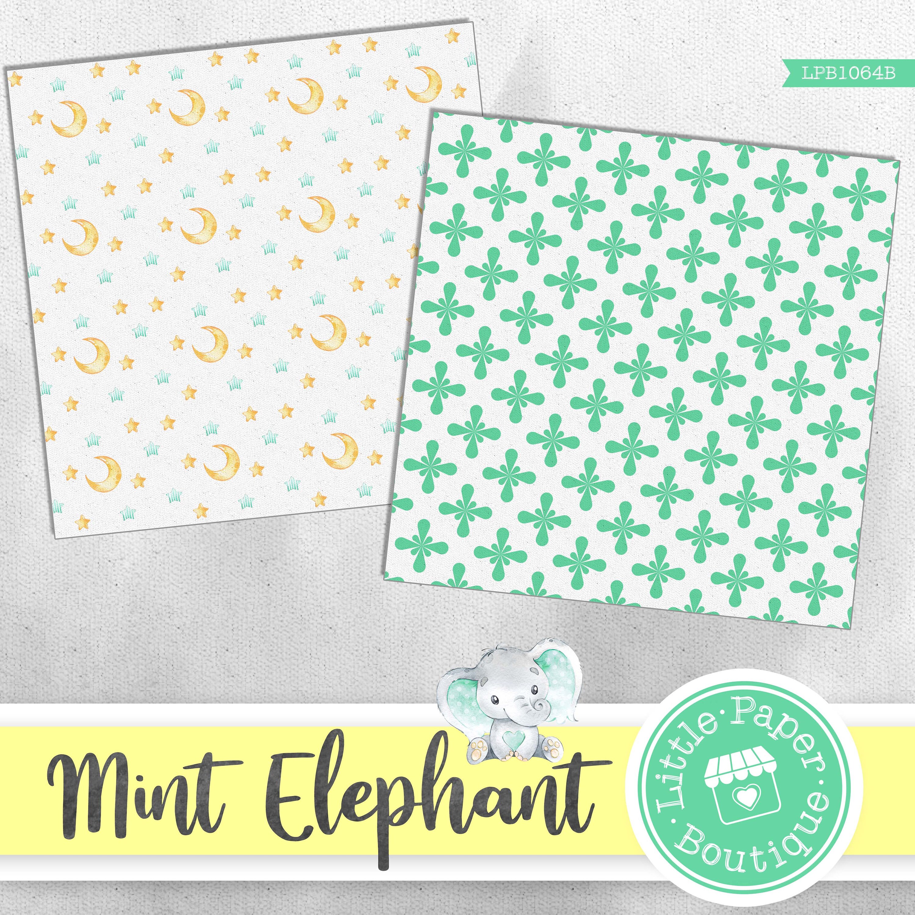 Elephant Digital Paper Baby Elephant Digital Paper Baby - Etsy