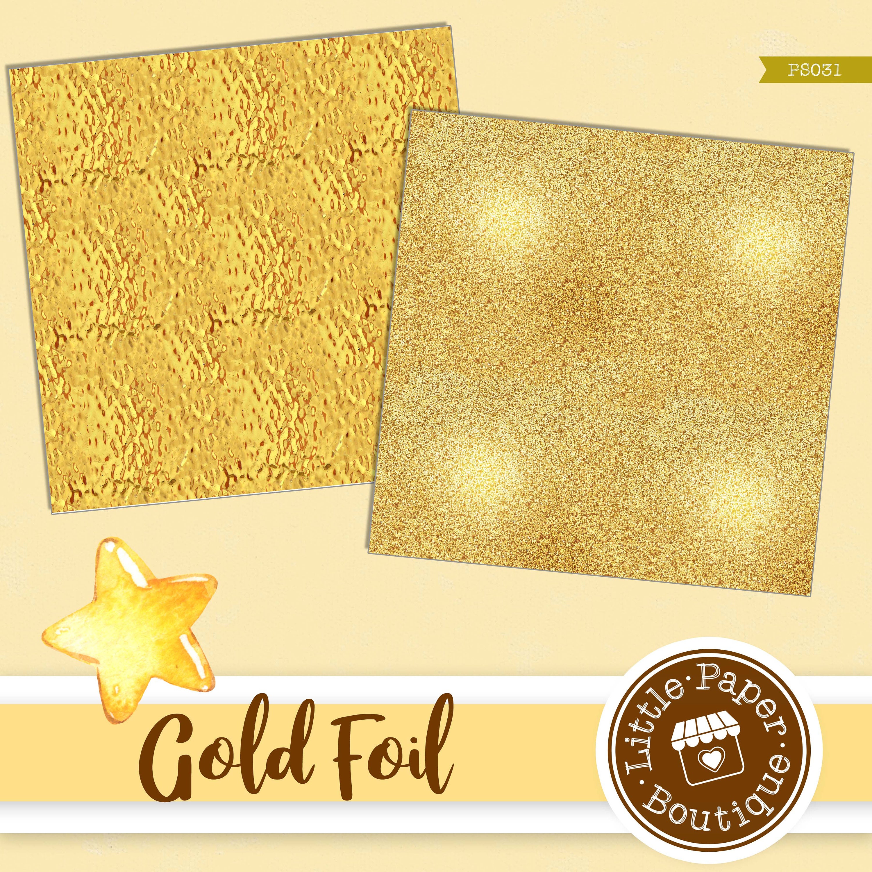 Gold Digital Paper Gold Foil Paper Backgrounds Set of 12 Jpgs - Etsy