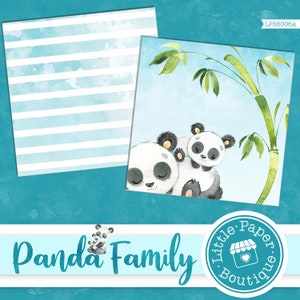 Panda Digital Paper, Panda Pattern, Spring Digital Paper,kids Pattern ...