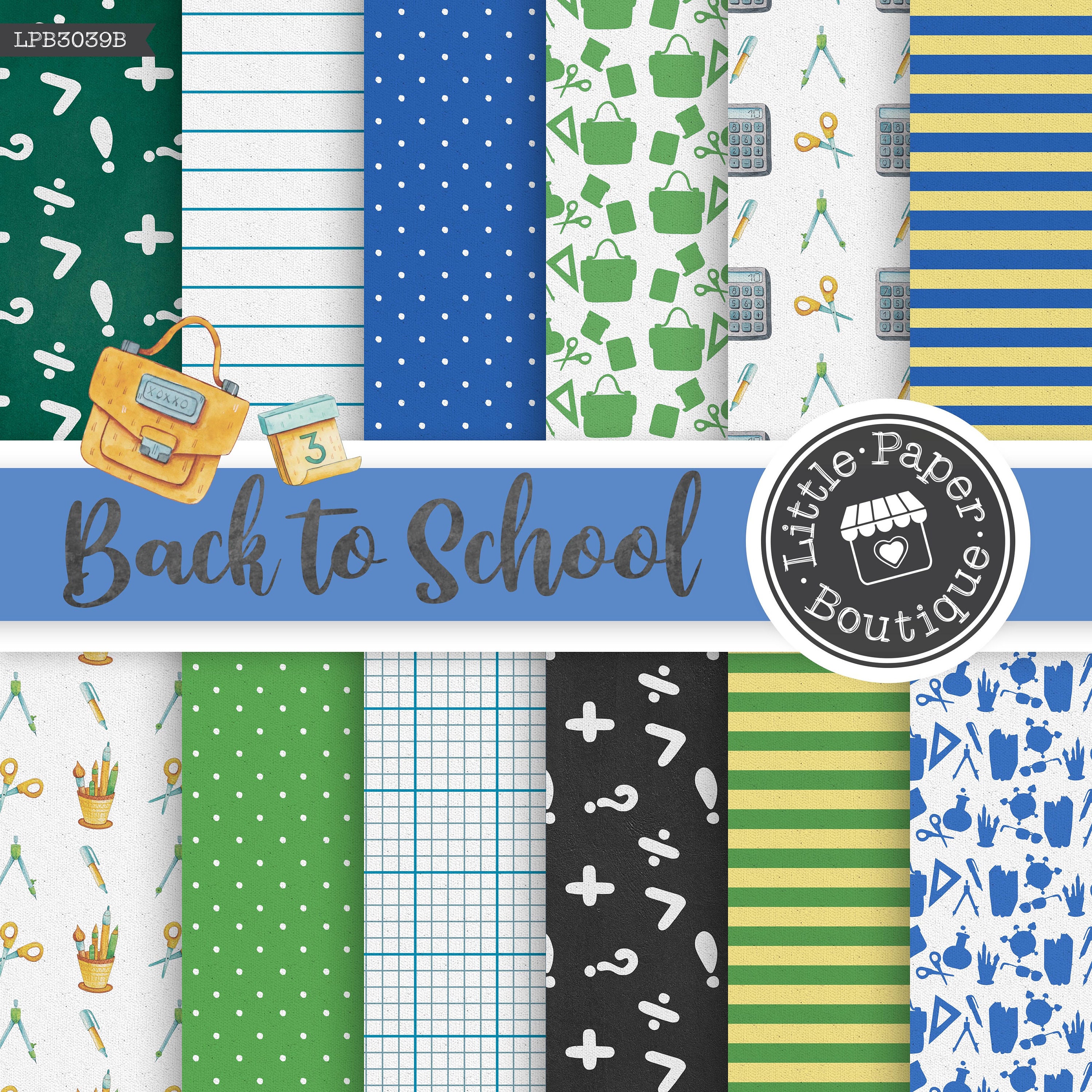 Watercolor School Clipart Back to School School Bus Backpack - Etsy