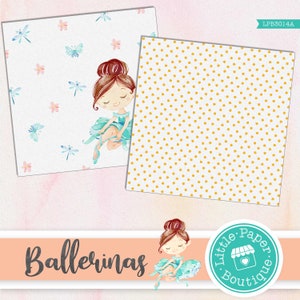 Ballerina Tutu Paper, Digital Ballerina Paper, Ballerina Dancing ...