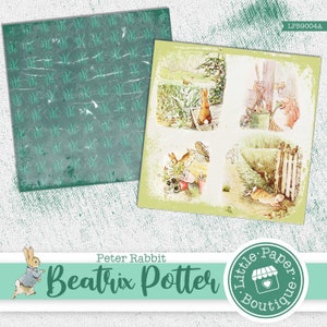 Peter Rabbit Paper Pack, Beatrix Potter, Digital Paper, Printable Paper ...