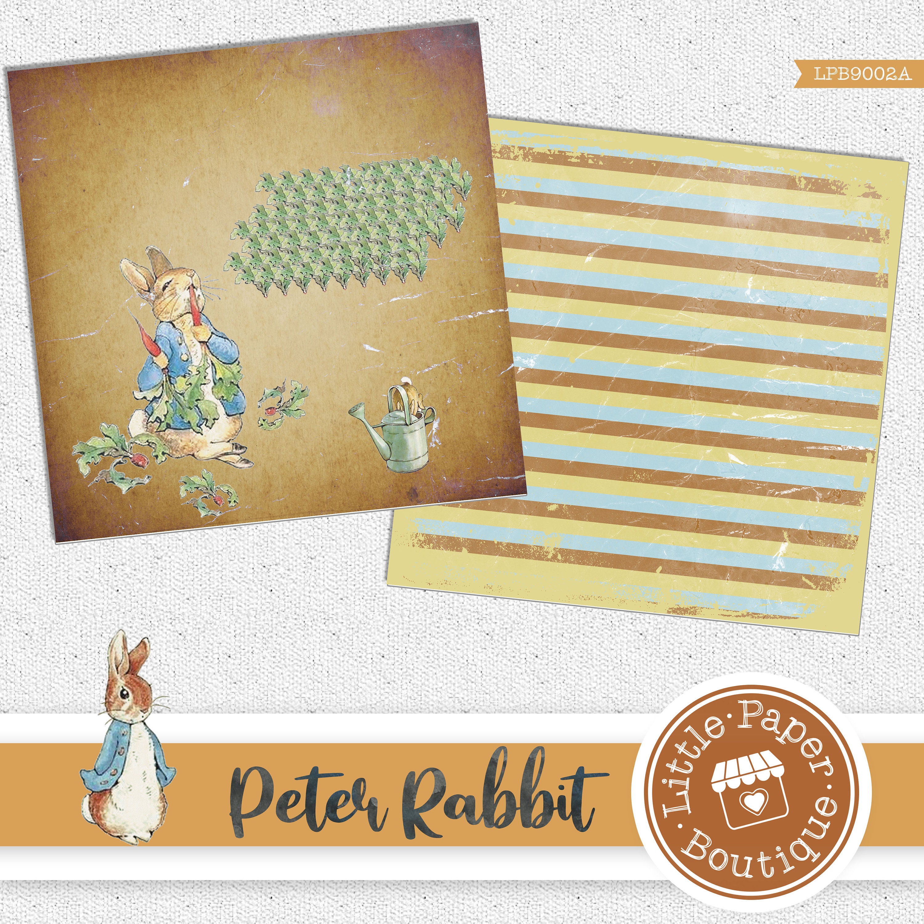 Peter Rabbit Paper Pack Beatrix Potter Digital Paper - Etsy