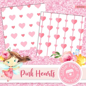 Baby Girl Pinks Digital Scrapbook Paper Pack Instant Download ...