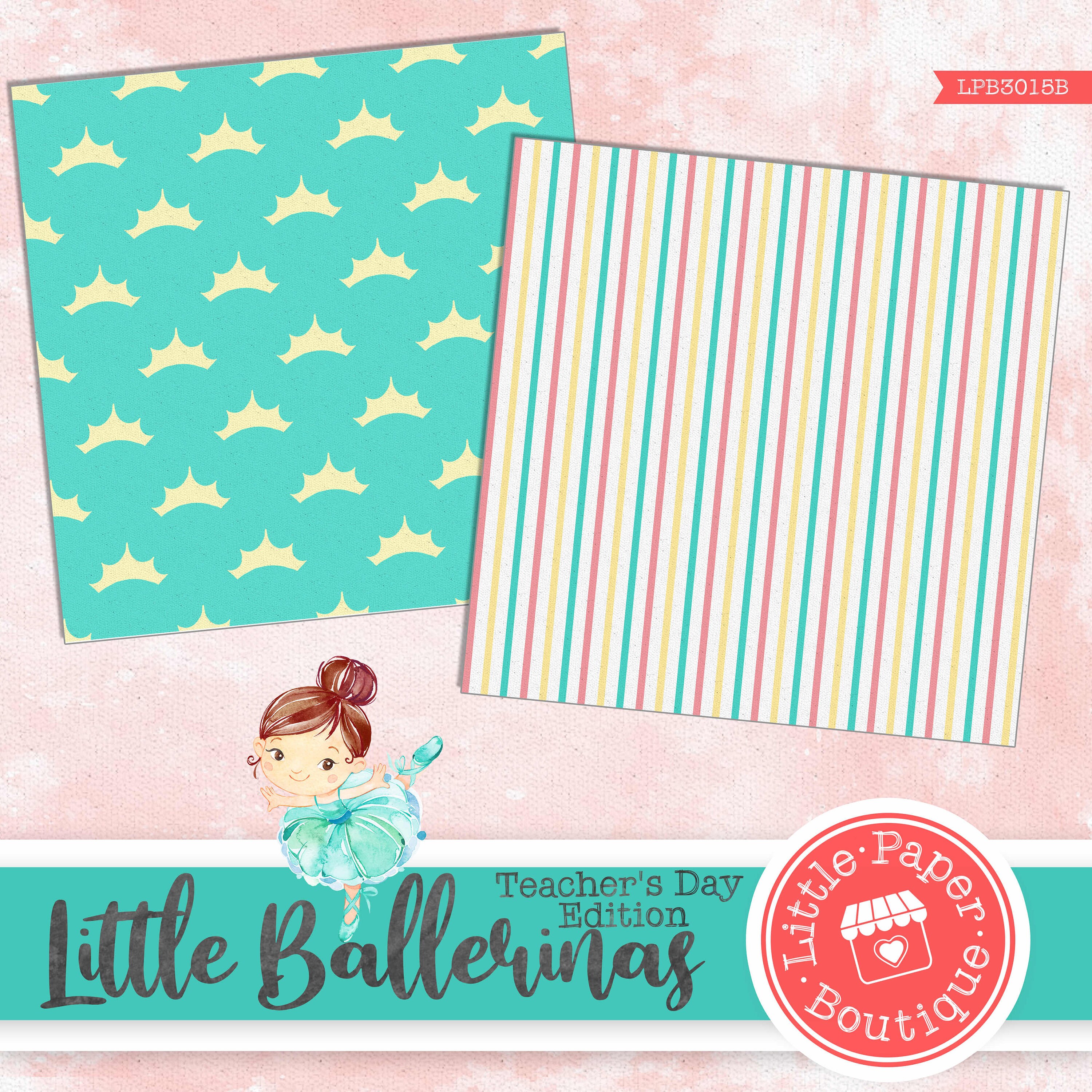Ballet Digital Paper Ballerina Pattern Ballet Dancer - Etsy