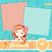 The Little Mermaid Digital Paper Princess Ariel Scrapbook - Etsy
