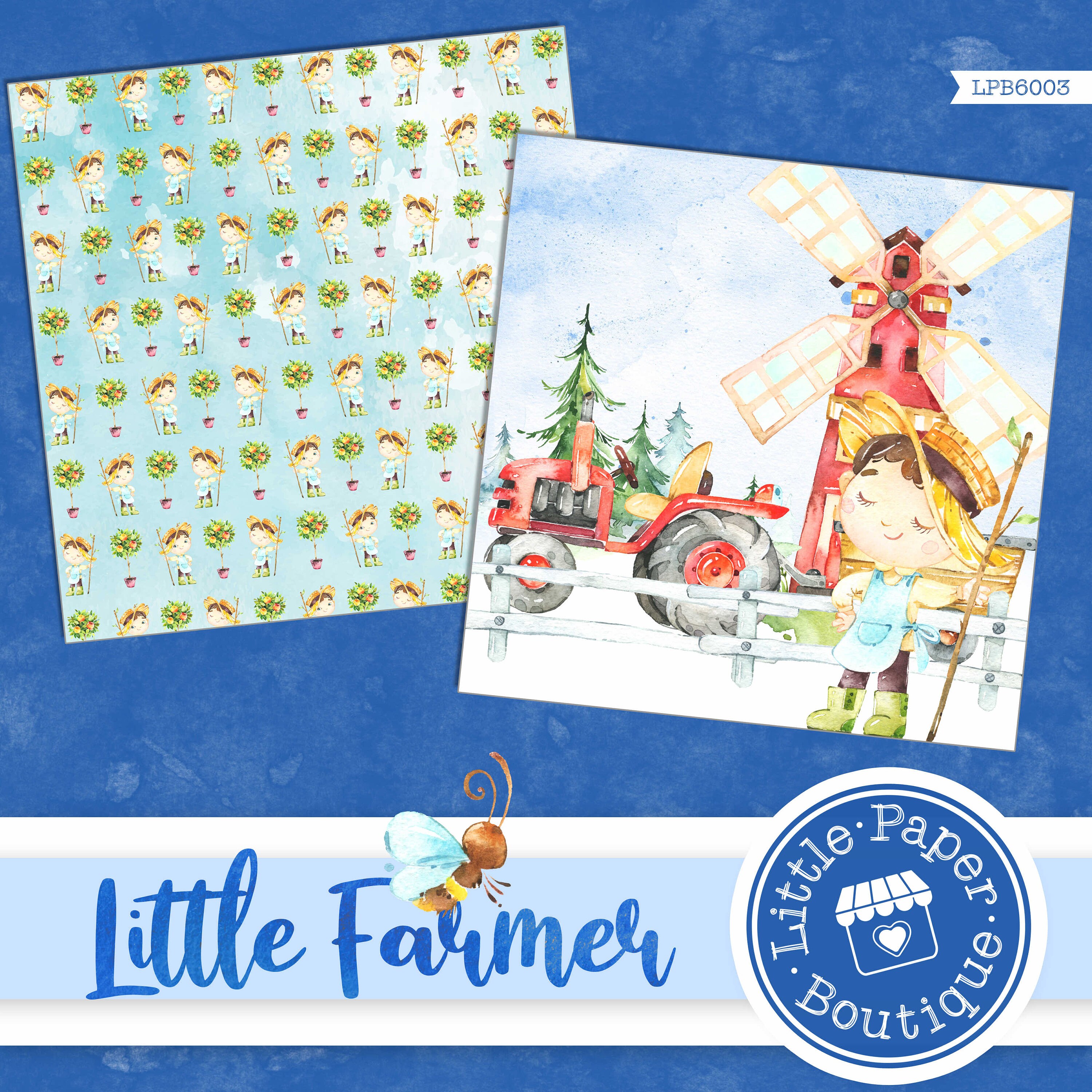 Digital Scrapbook Paper on the Farm Farm Digital Paper Farm - Etsy