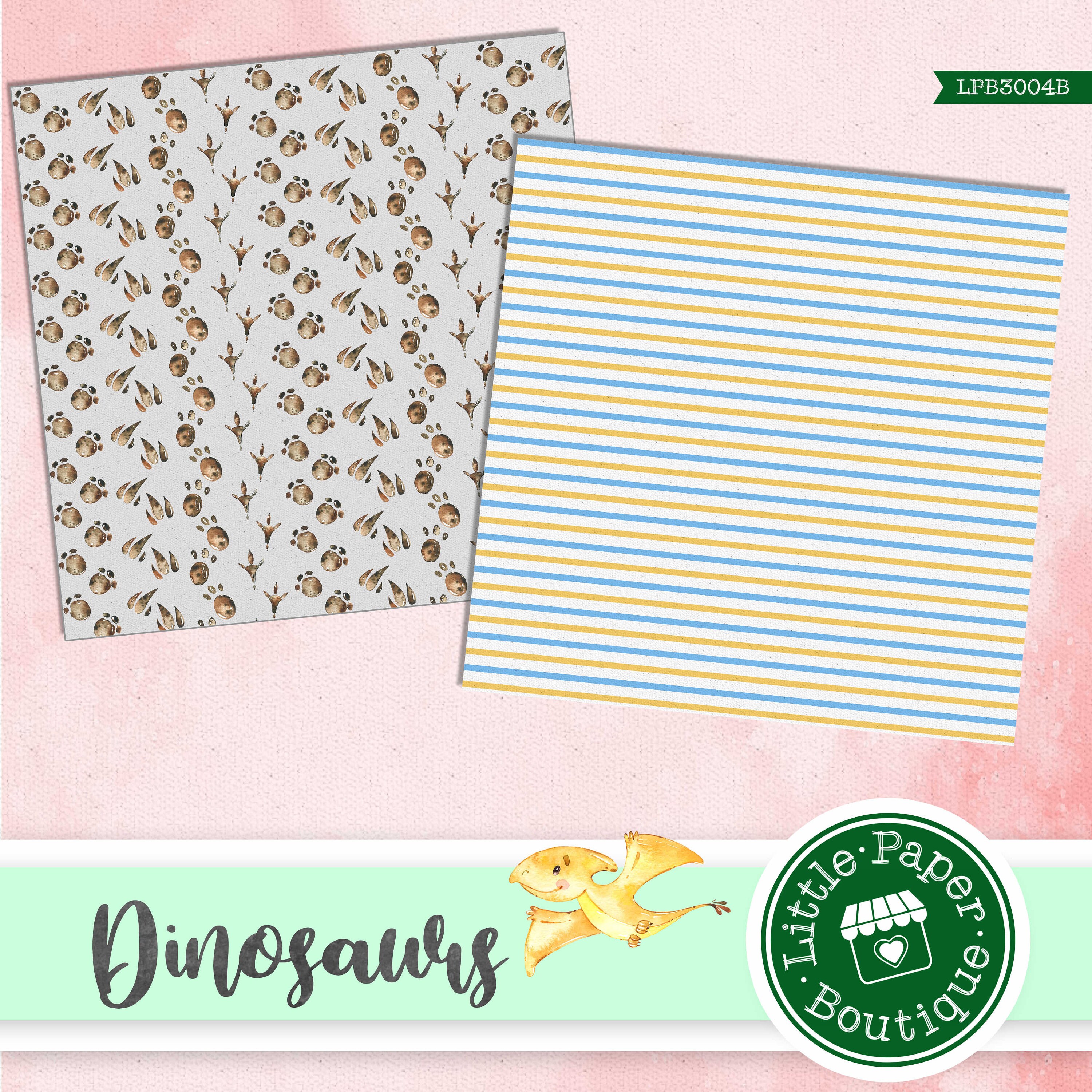 Dinosaur Quarantine Digital Scrapbook Paper. Social Distancing - Etsy