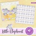 Purple Elephant Digital Paper Baby Elephant Digital Paper - Etsy