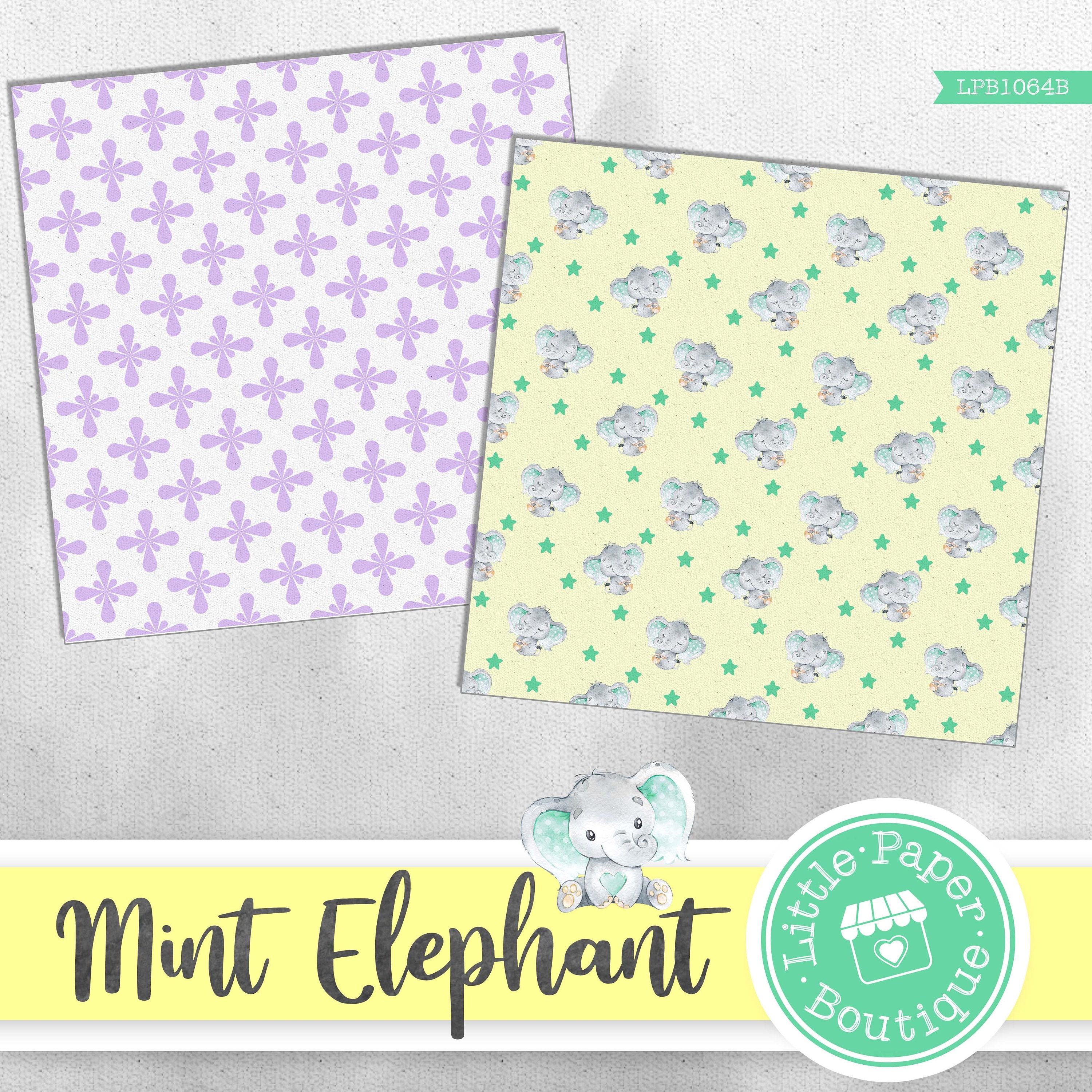 Elephant Digital Paper Baby Elephant Digital Paper Baby - Etsy