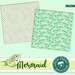 Golden Mermaid Digital Paper Mermaid Patterns Pink and - Etsy