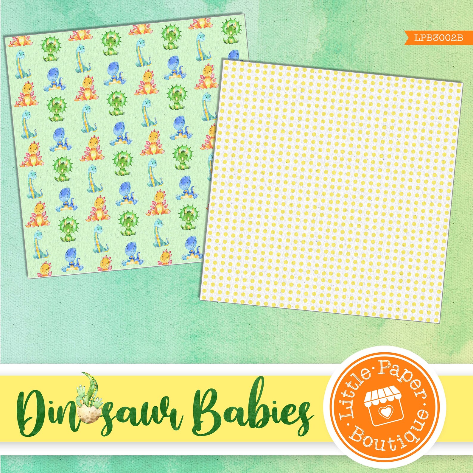 Dinosaur Digital Paper Jurassic Scrapbook Papers Dinosaurs | Etsy