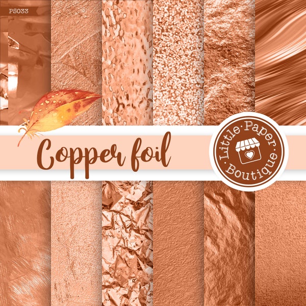 Copper Foil Paper - Etsy