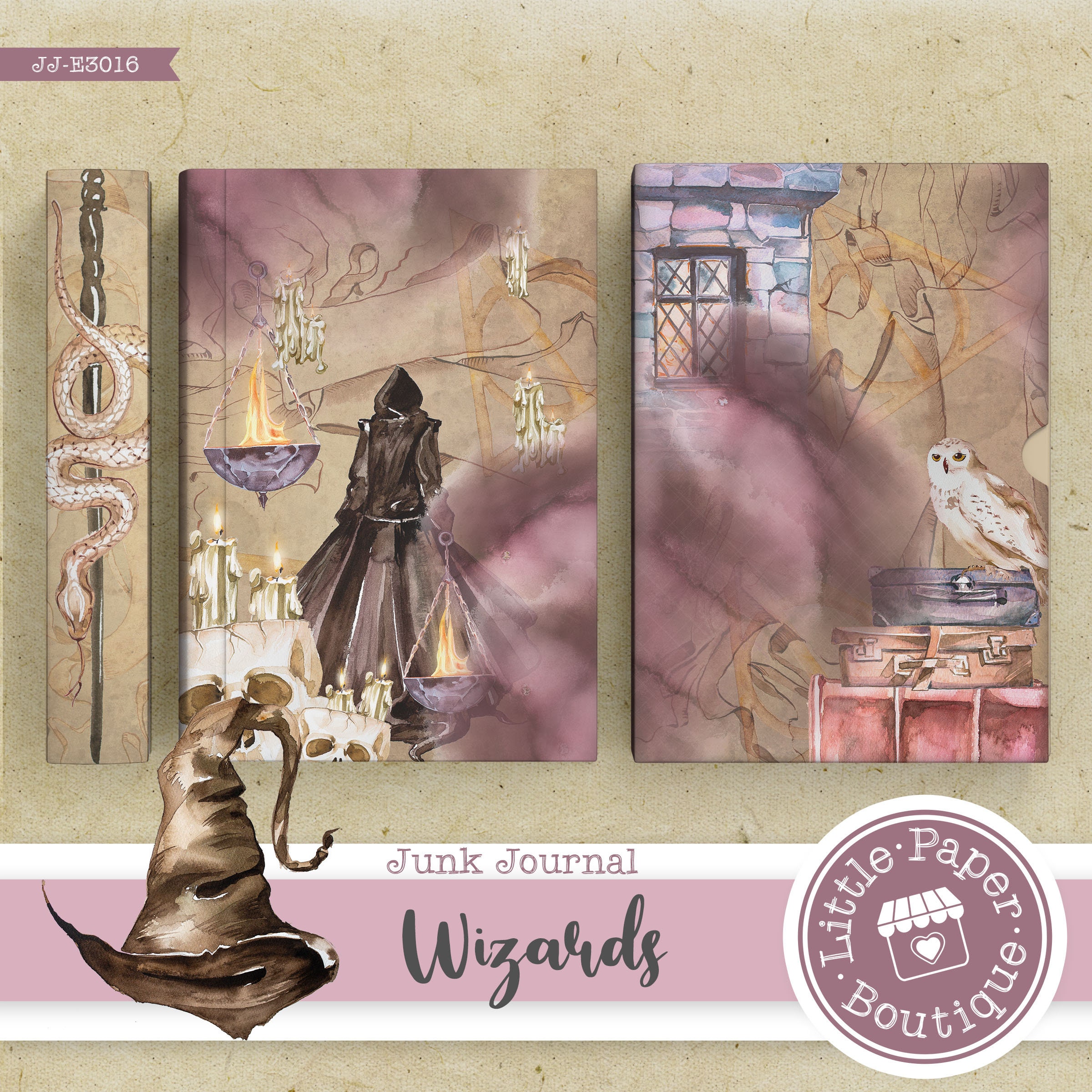 The Wizarding World Magical Junk Journal Kit FULL KIT With - Etsy