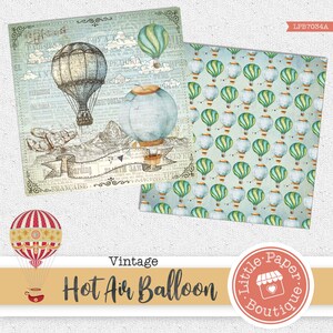 Hot Air Balloon, Watercolor Hot Air Balloon, Watercolor Balloons ...