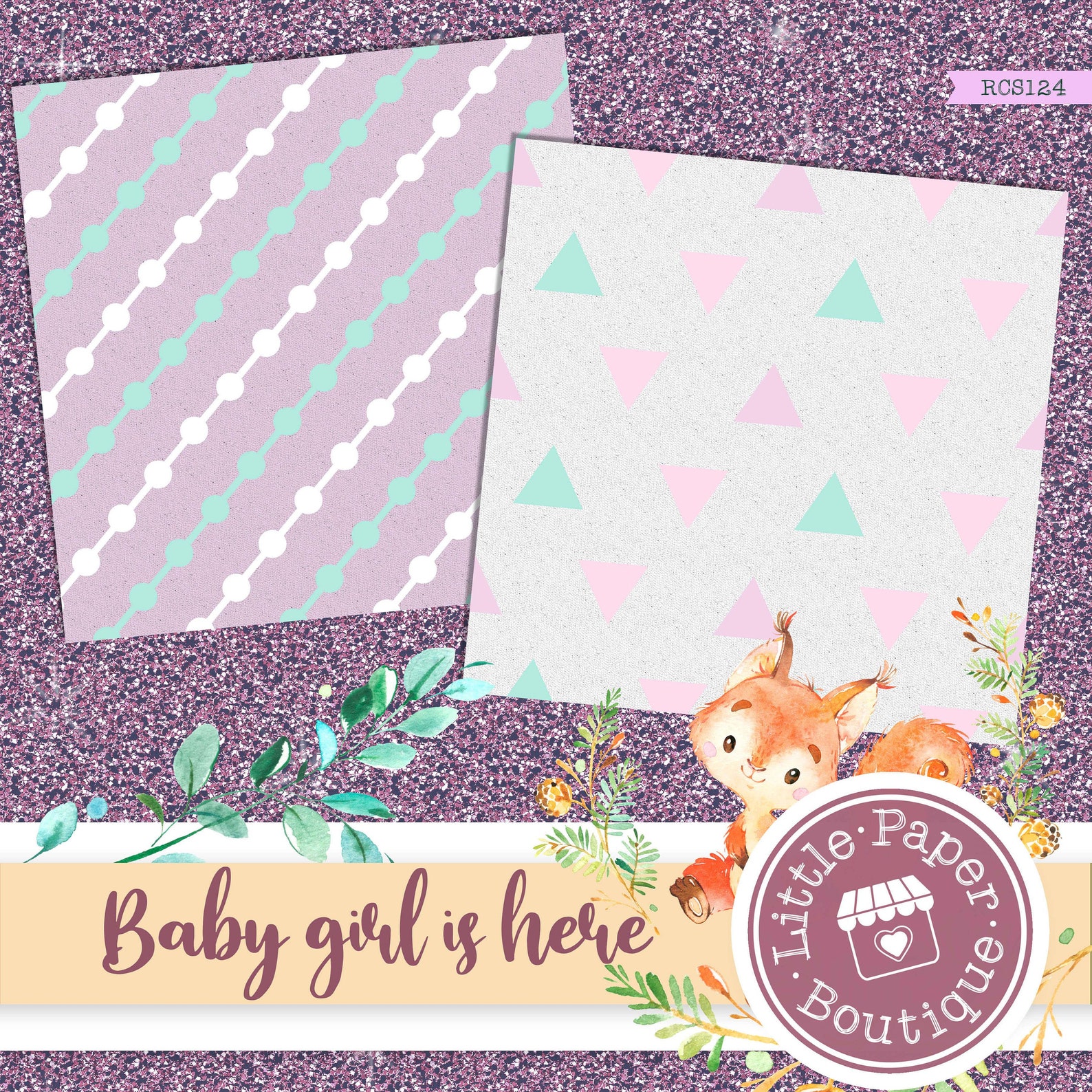 Nursery Digital Papers Baby Papers Newborn Papers Nursery | Etsy UK