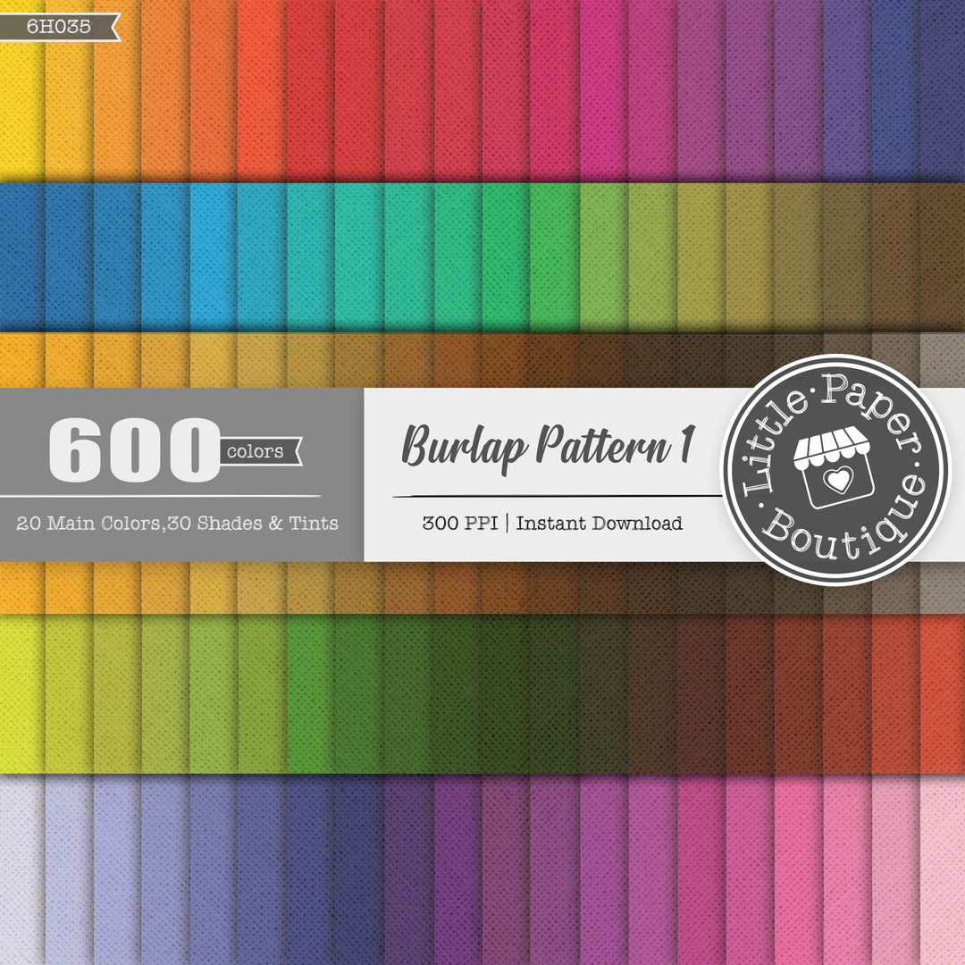 600 Burlap Texture Digital Papers, Commercial Use Instant Download ...