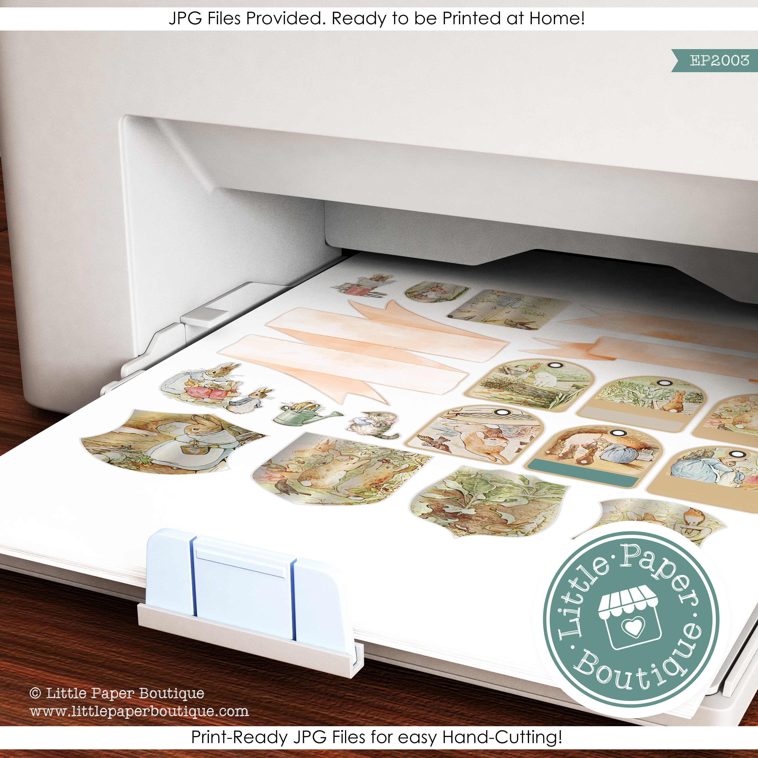 Peter Rabbit Paper Pack, Beatrix Potter, Digital Paper, Printable Paper ...