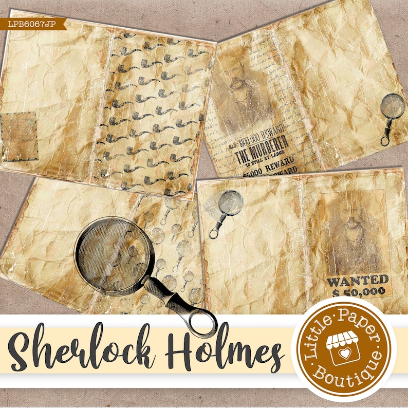 Sherlock Holmes Adventures Digital Fiction Detective - Etsy