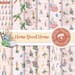 SEAMLESS Peter Rabbit by Beatrix Potter Digital Backgrounds A4 & Letter ...