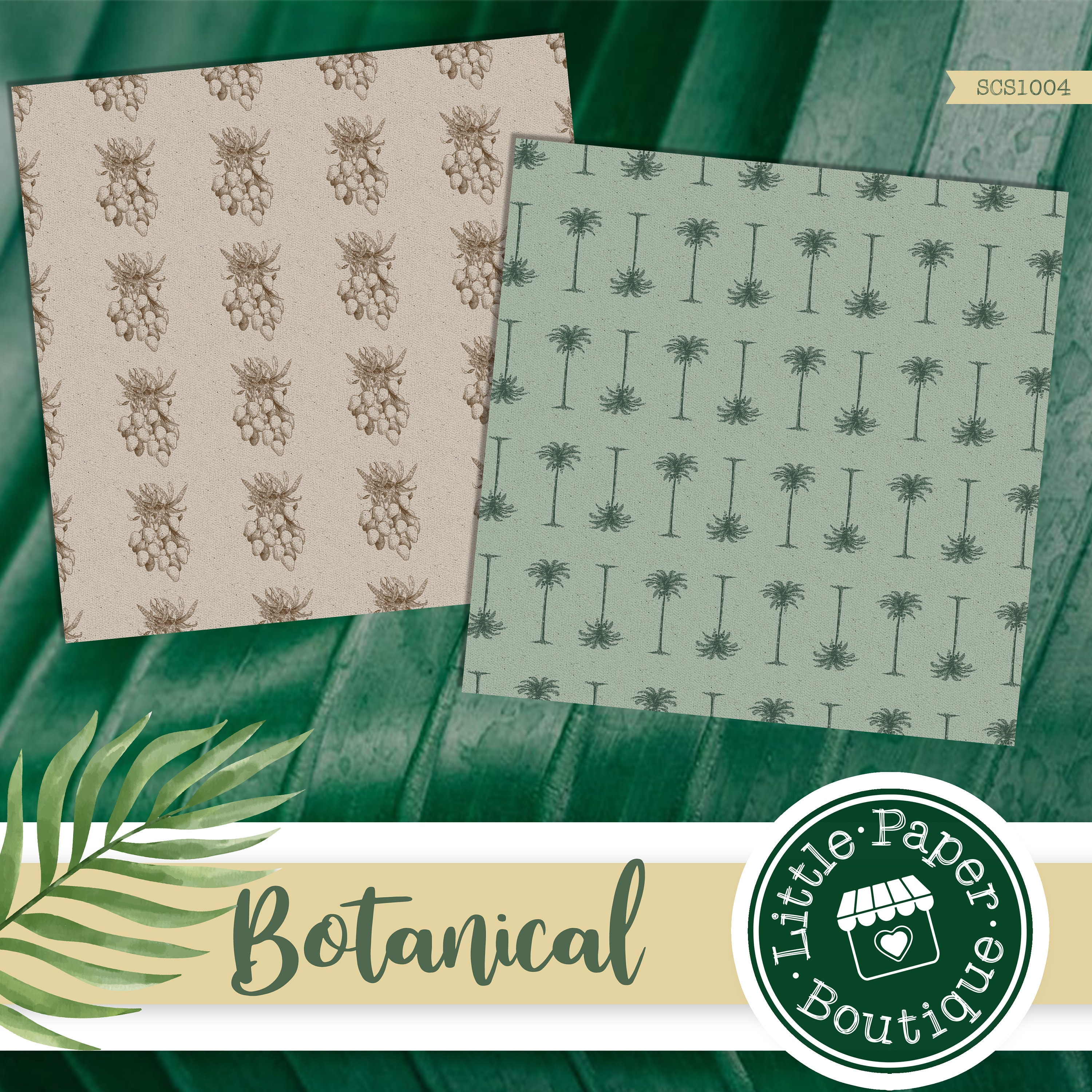 Indoor Jungle Digital Papers Plants Seamless Patterns - Etsy