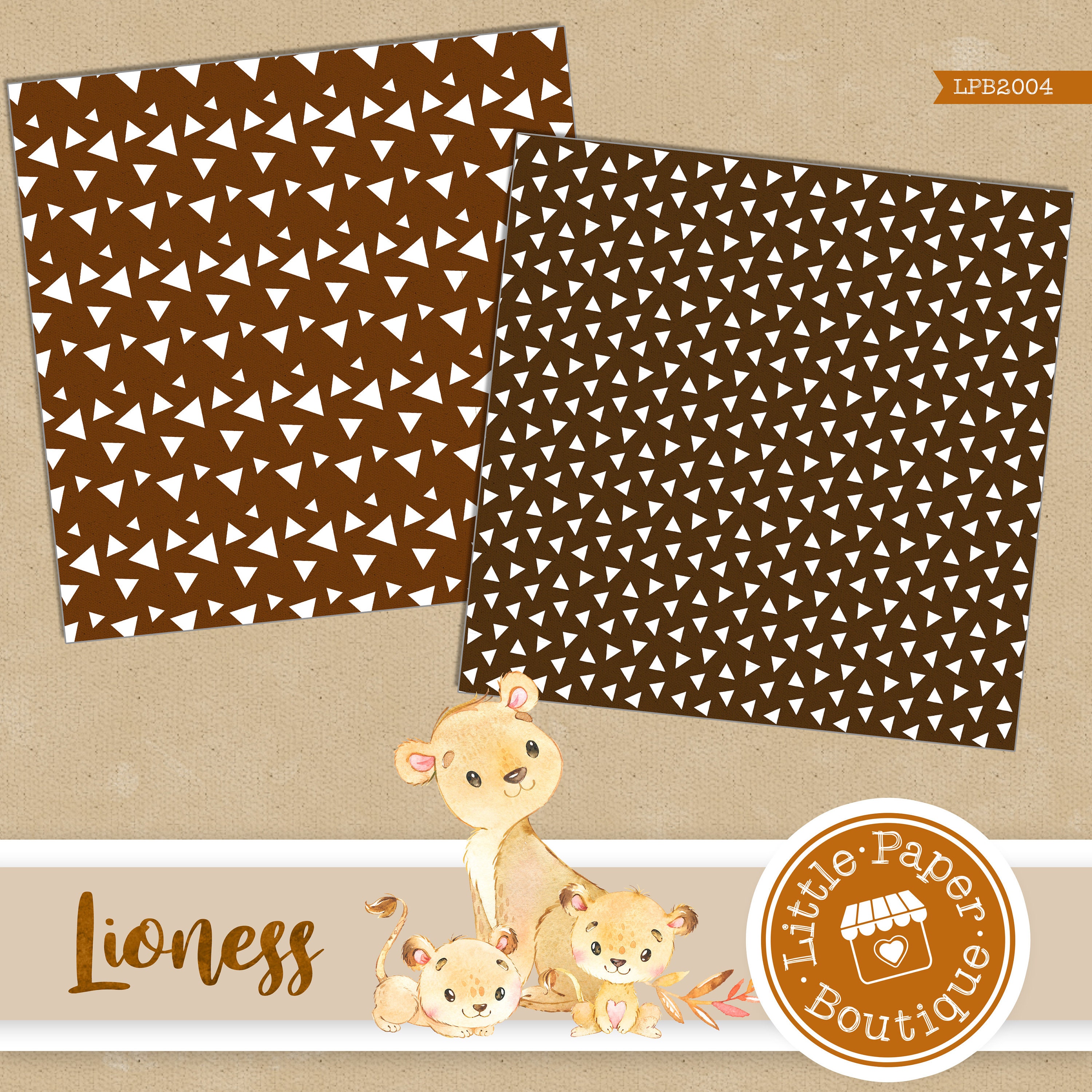 King of the Jungle Digital Paper,lion King Scrapbook Papers,africa Lion ...