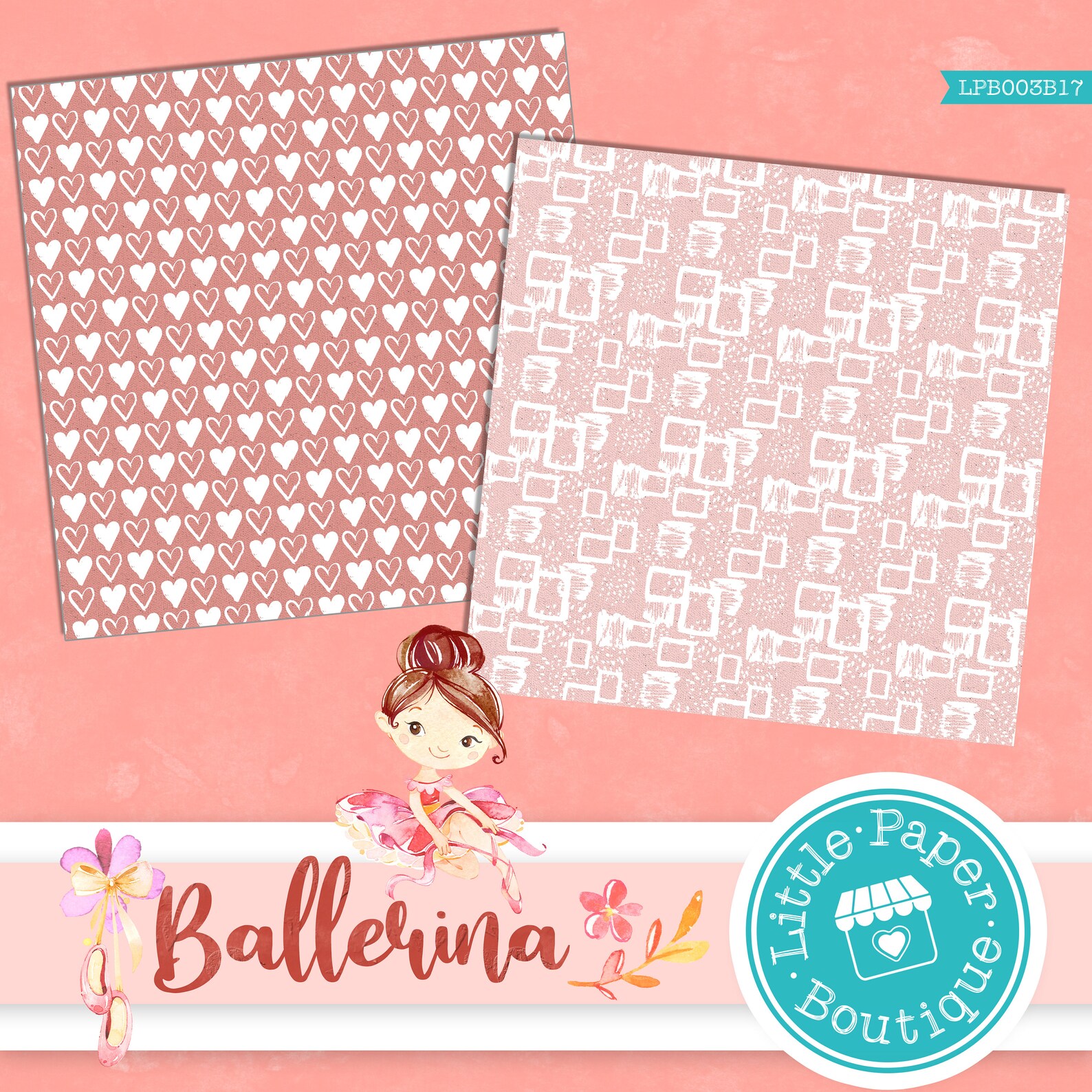 Ballerina Scrapbook Paper Ballet Scrapbooking Paper Ballet - Etsy
