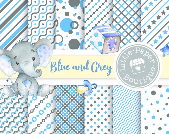 BABY BOY BACKGROUND, Baby Boy Digital Paper, Digital Download Paper ...
