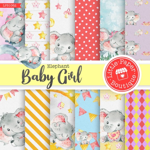 Nursery Digital Papers Baby Papers Newborn Papers Nursery | Etsy