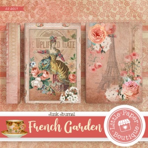 Vintage French Pink Digital Junk Journal Kit (FULL KIT) With Scrapbook ...