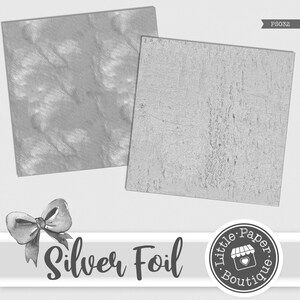 Foil Digital Paper Digital Paper Metallic Foil Clipart Foil Texture ...