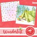 Hiking Digital Paper, Camping Digital, Woodland Pattern, Forest Camping ...
