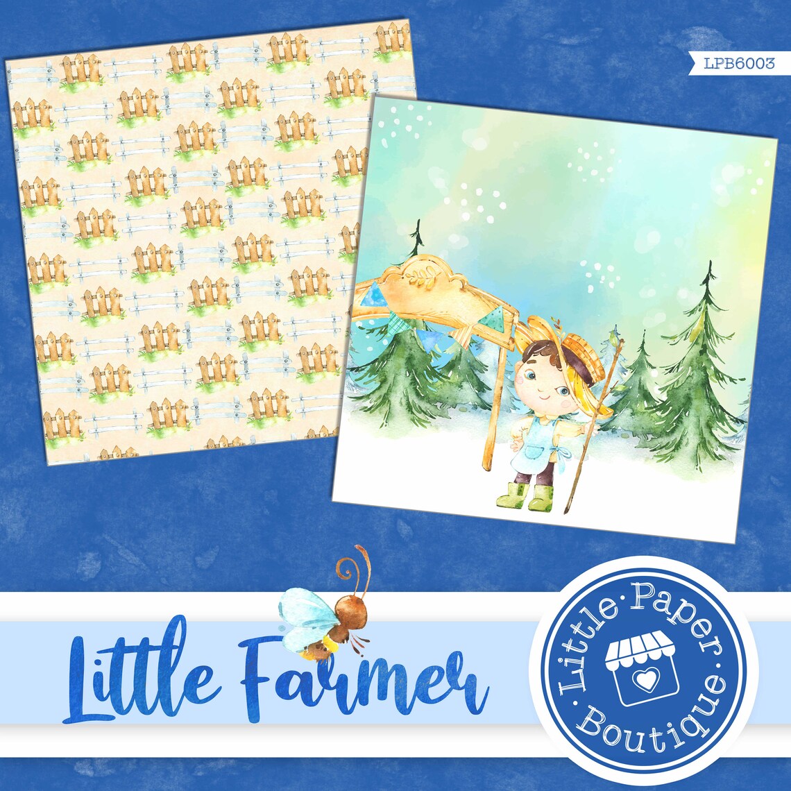 Digital Scrapbook Paper on the Farm Farm Digital Paper Farm - Etsy
