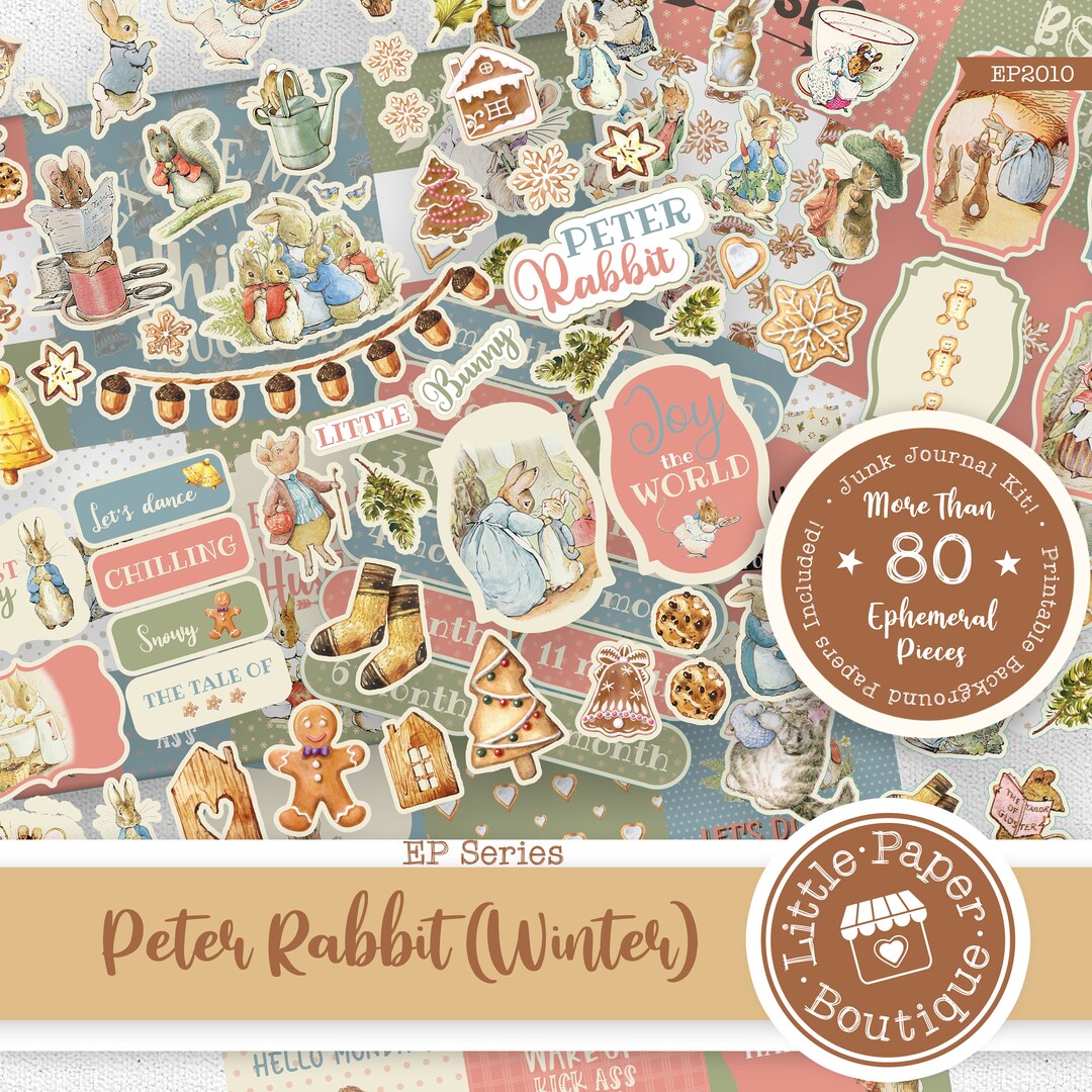 Peter Rabbit Paper Pack, Beatrix Potter, Digital Paper, Printable Paper ...